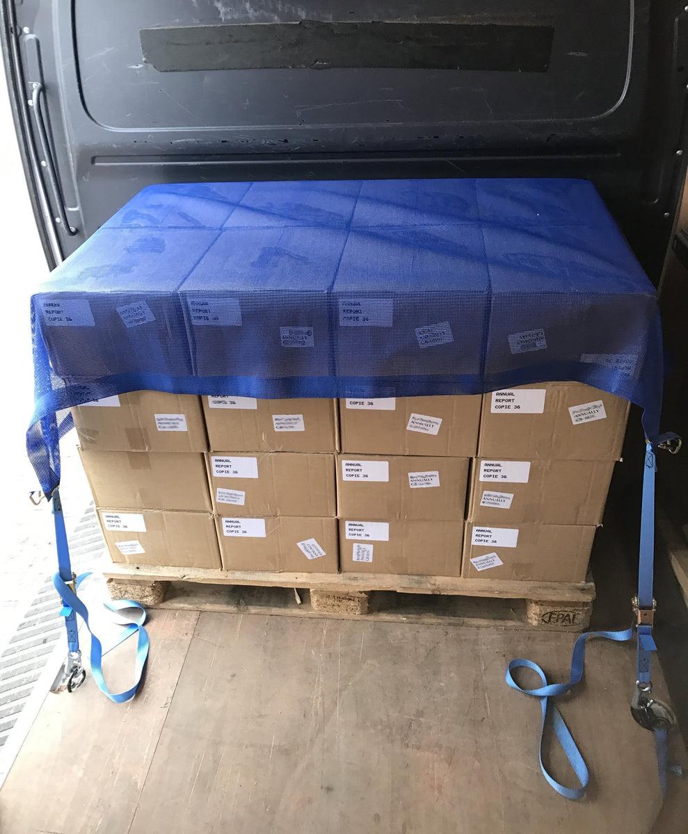 Safepul Van Load Restraint Mesh with 4 x 2m ratchet straps