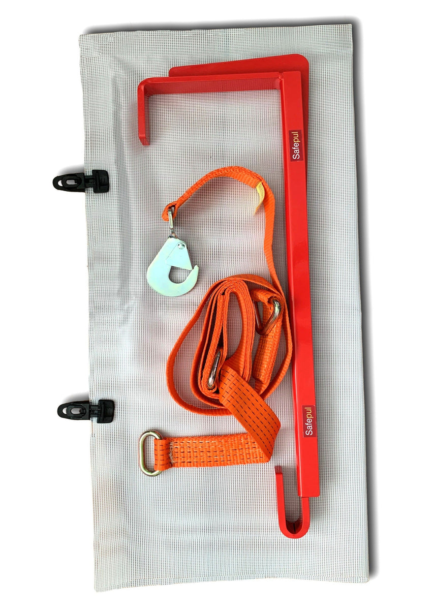 Safepul Pallet Puller Regular Mark II with 3.7m strap and Storage Bag
