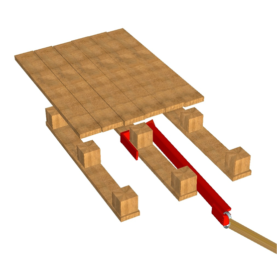 Safepul 20ft Container Pallet Puller with 6.7m Strap.